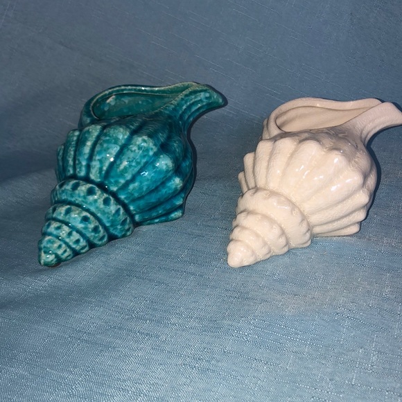 Accents | Decorative Ceramic Sea Shells Set Of 2 Brand New | Poshmark